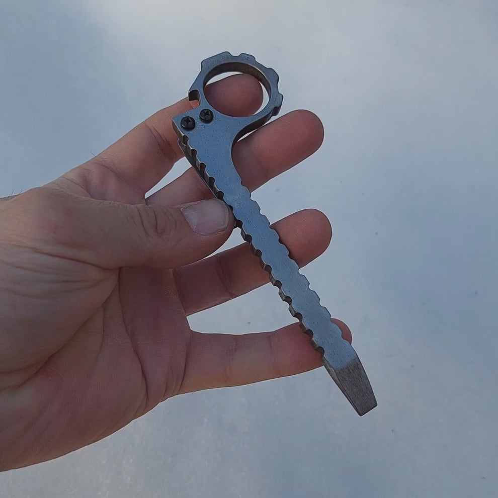Tactical Titanium Ring Pry – Teale Designs Tools LLC